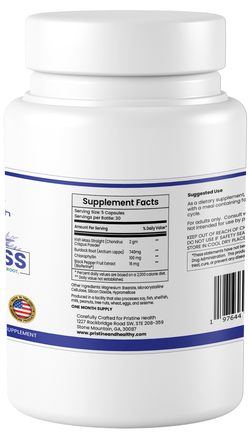 Learn About Pristine Health Sea Moss Formula