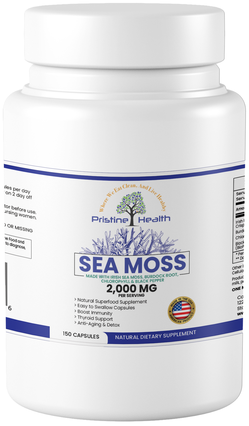 Learn About Pristine Health Sea Moss Formula