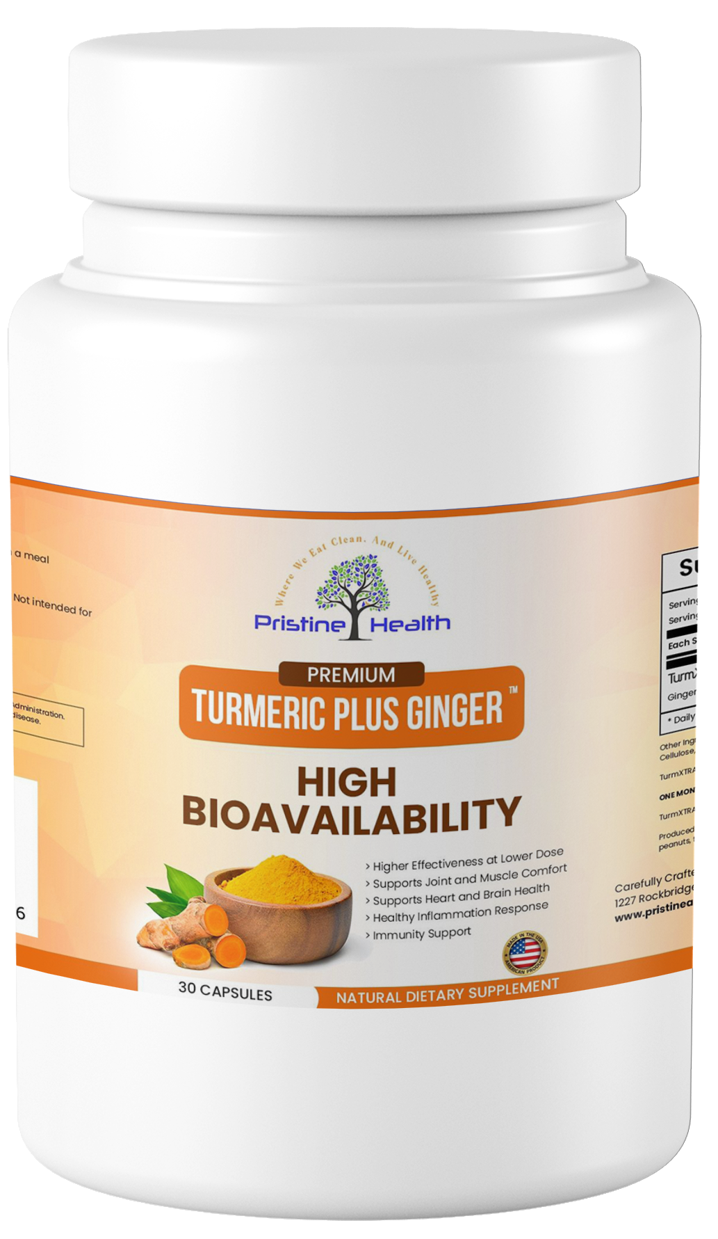 Pristine Health Turmeric Plus Ginger